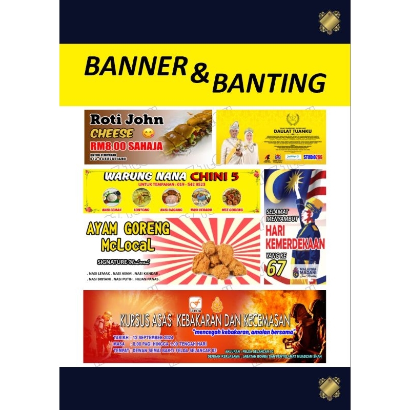 Bunting Murah Harga Siap | Shopee Malaysia