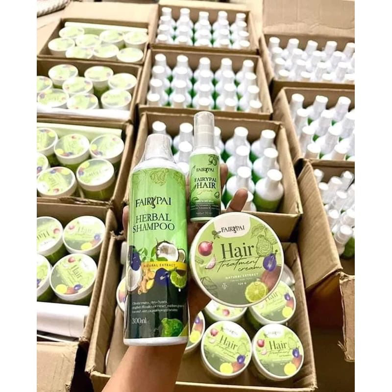 Fairypai hairserum herba Syampoo 💎 1SET ORIGINAL 💯 thailand | Shopee ...