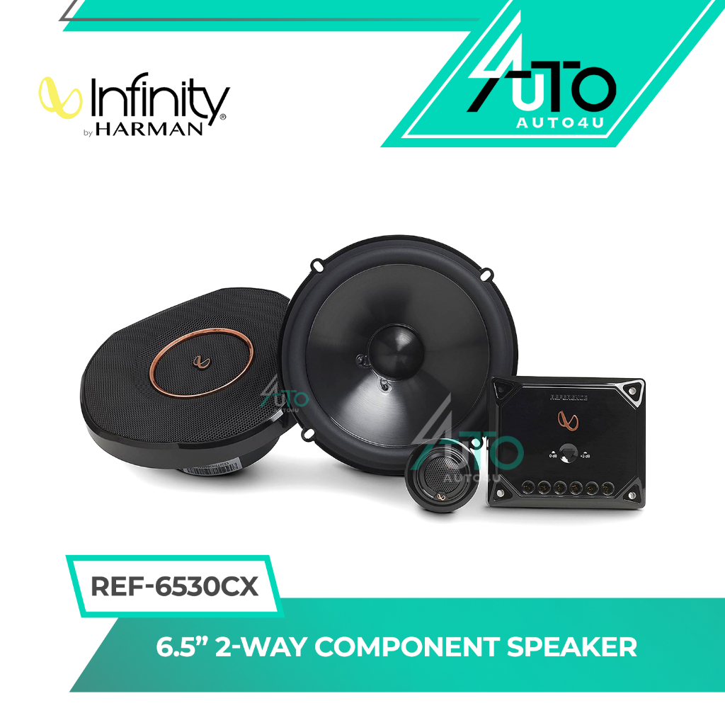 Infinity Reference Series Car Speaker Combo Set REF-6532IX REF-6530CX 2-Way Component Speaker ...