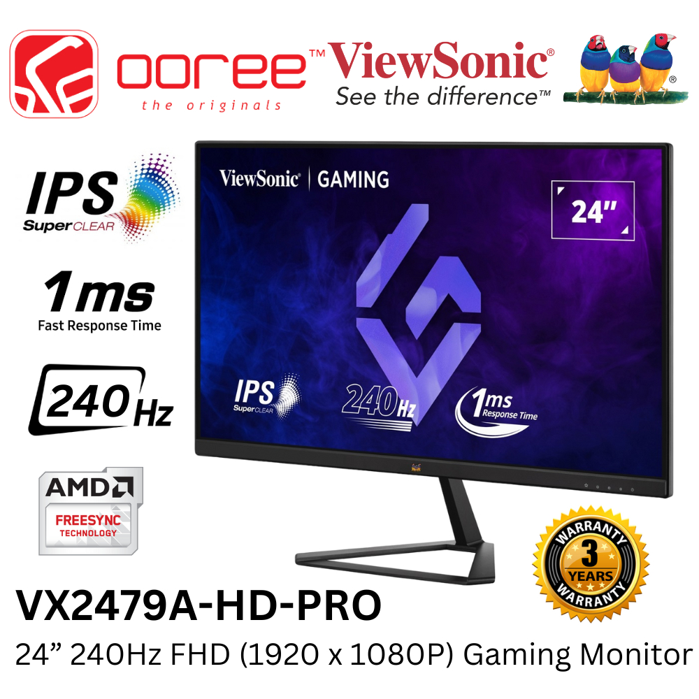 VIEWSONIC 24” VX2479A-HD-PRO / 27" VX2779-HD-PRO LED FULL HD IPS PANEL ...
