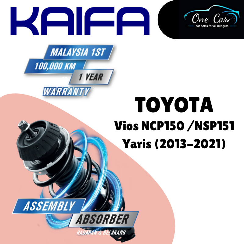 KAIFA Shock Absorber SET Front Toyota Vios NCP150 ,NSP151 ,Yaris 2013 ...