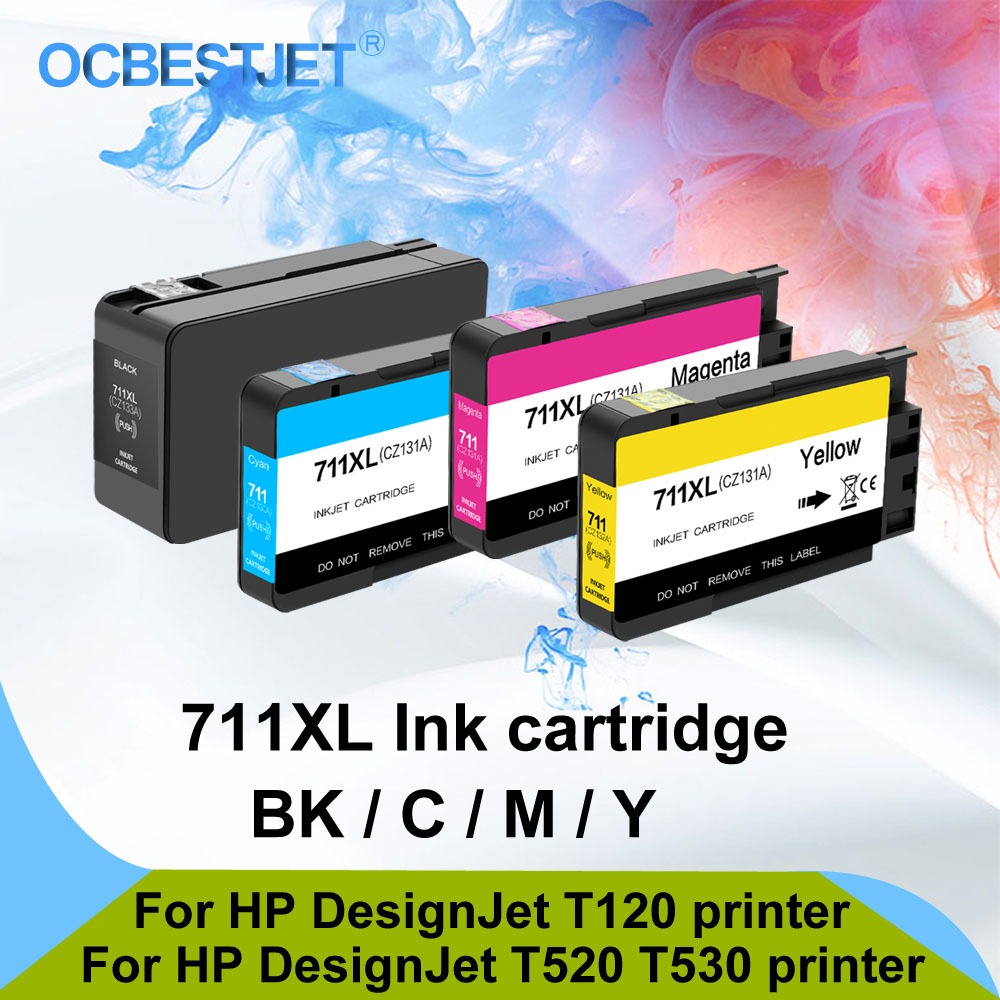 OCBESTJET HP 711 711XL ink cartridge for HP DesignJet T120 T520 T530 ...