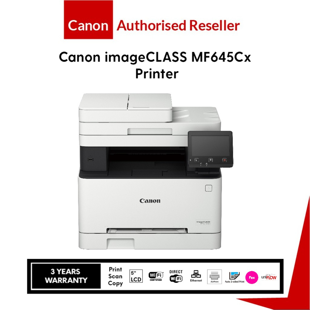 Canon imageCLASS MF645Cx 4-in-1 Colour Multifunction Laser Printer with ...