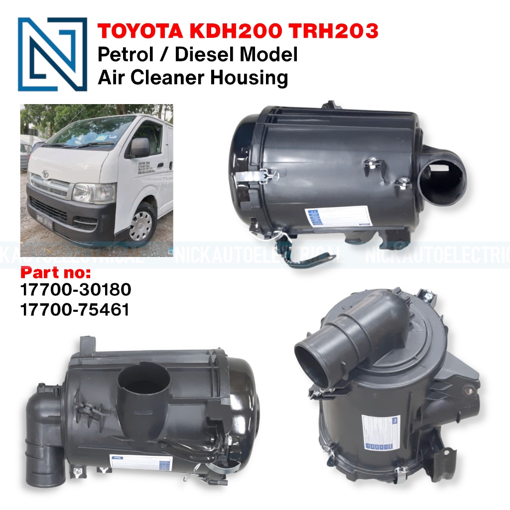 TOYOTA HIACE KDH200 TRH203 2006 PETROL / DIESEL Air Cleaner Assy Air ...