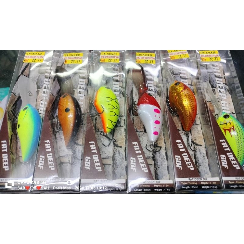 🇲🇾 OFMER FAT DEEP 60F ORIGINAL LURE 💯 # READY STOK, HOT ITEM | Shopee Malaysia