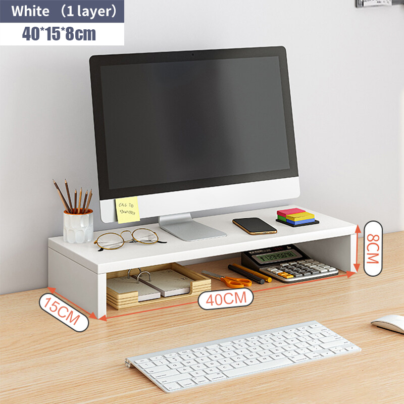 NR Computer Monitor Rack Stand Screen Increase Height Shelf Desktop ...