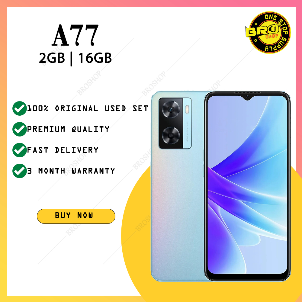 100% Original A77 5G 8GB+128GB | 8GB + 256GB ( 2nd Phone Secondhand ...