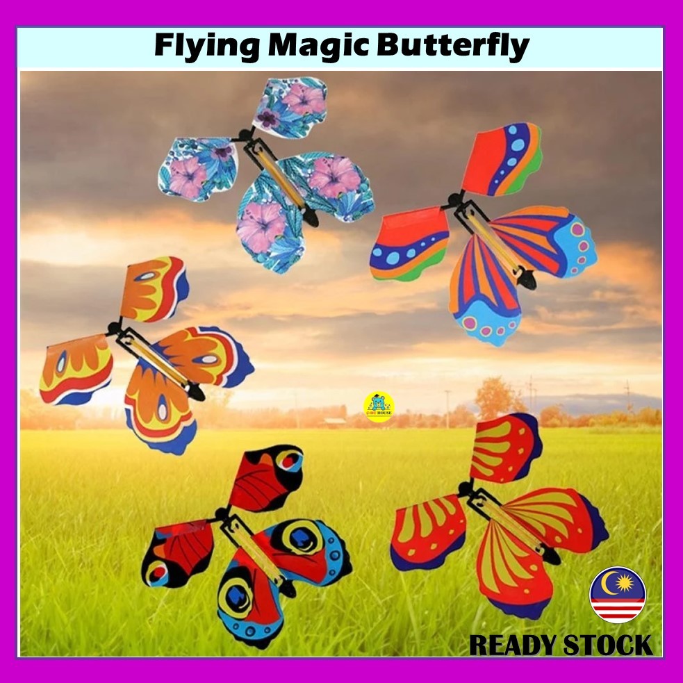 Flying Magic Butterfly Rama-rama Magic Surprise Birthday Gift Magic ...