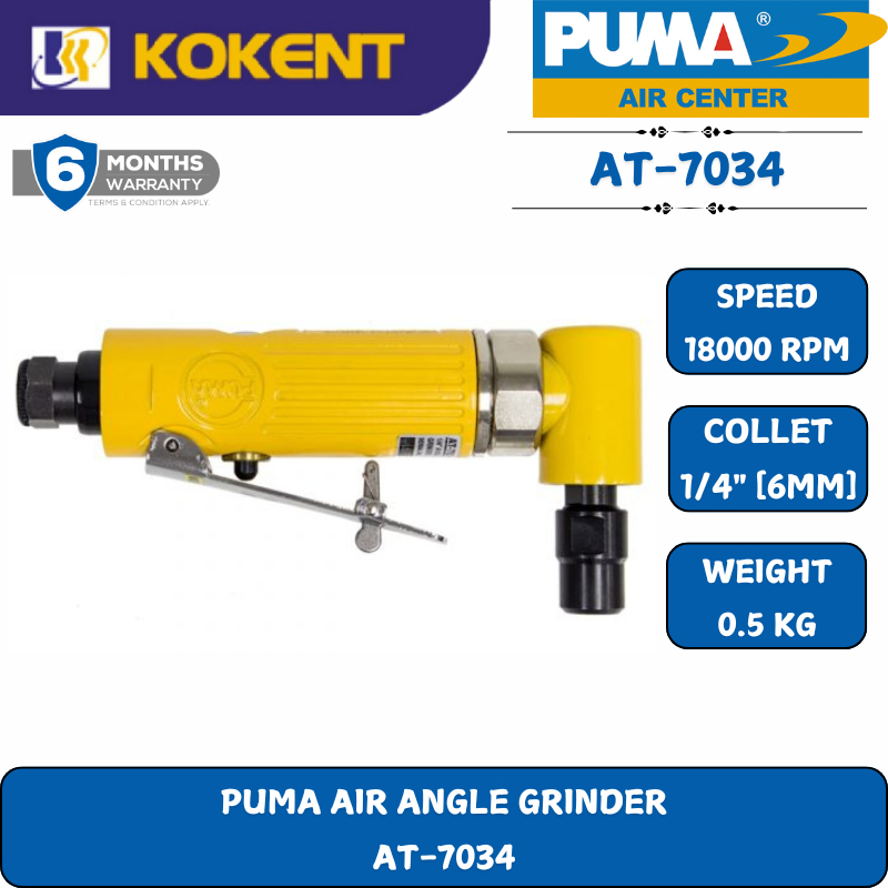 PUMA 1/4″ Angle Die Grinder AT-7034 | Shopee Malaysia