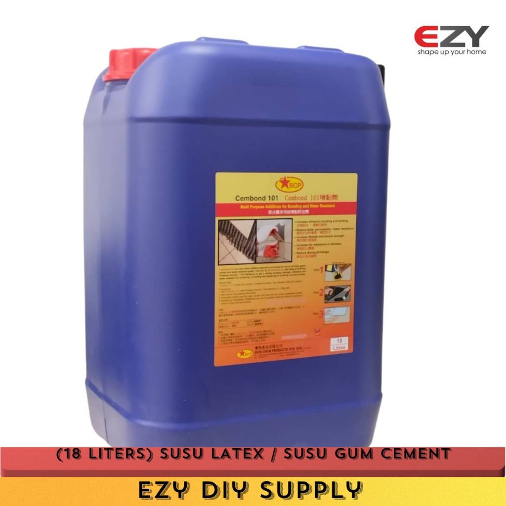 SCP Bondtech Latex 18L Gum Susu Mosaic Tiles Gam Susu Simen Contstruction Tukang Rumah Bangunan ...