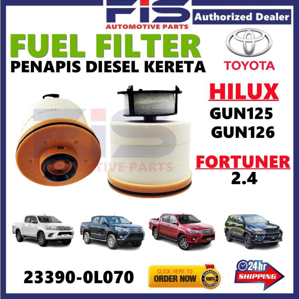 FIS Fuel Filter Toyota Hilux Revo GUN125 GUN126 Fortuner 2.4 23390 ...