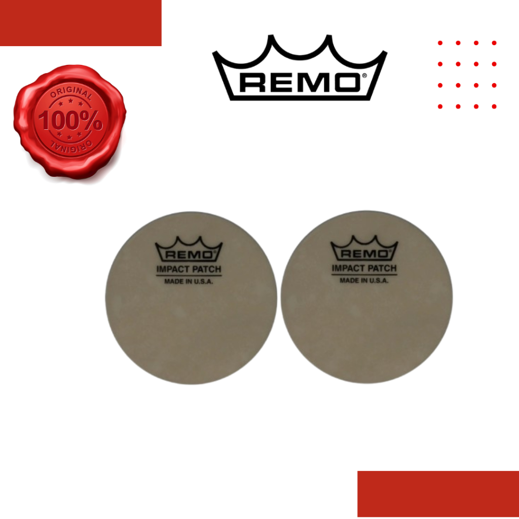 Remo IM-0004-PH Impact Patch For Bass Drum Head, 4-Inch Diameter | Shopee Malaysia