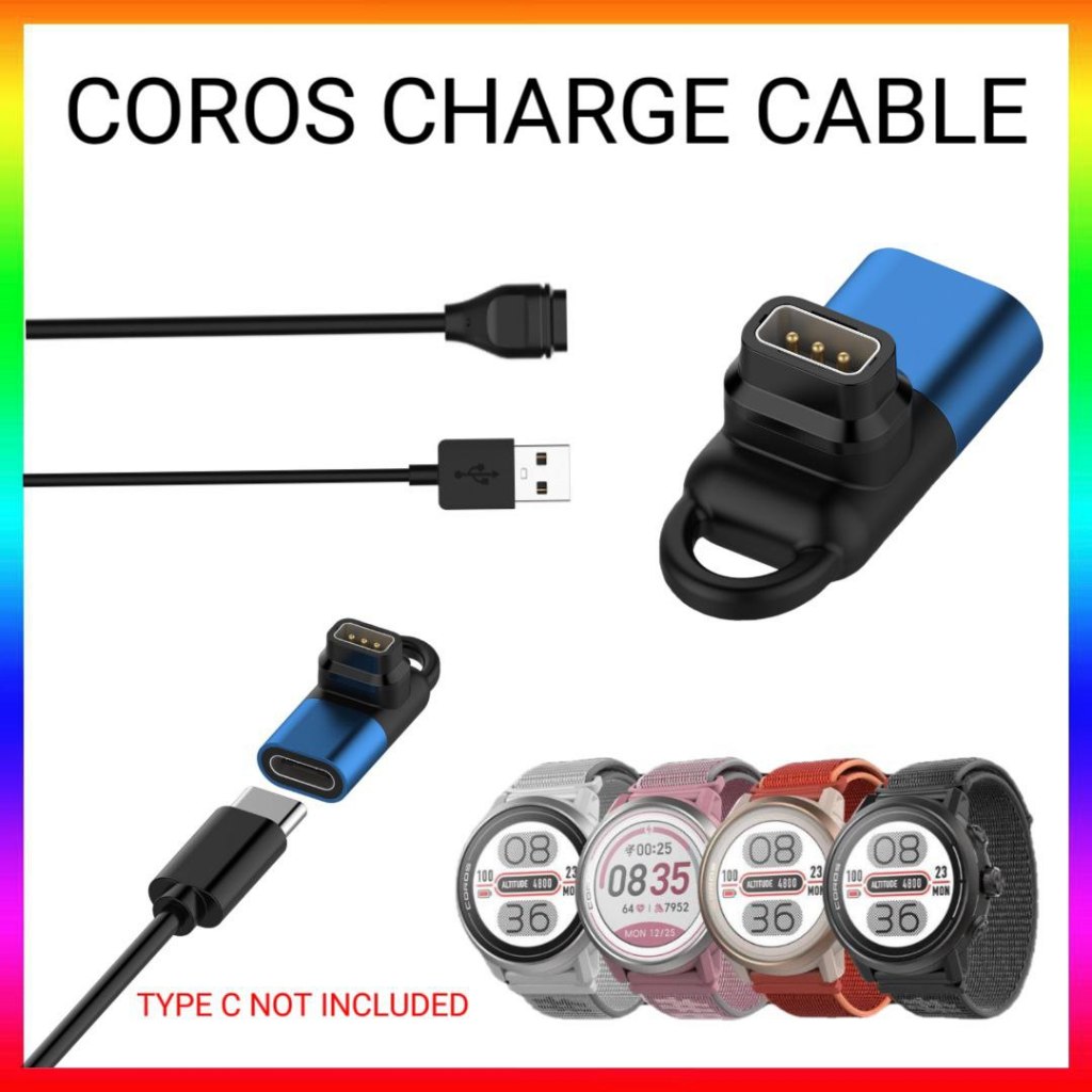 Coros Charger Cable / Type C Adapter For Pace 3 2/Apex 2 2 Pro / Apex ...