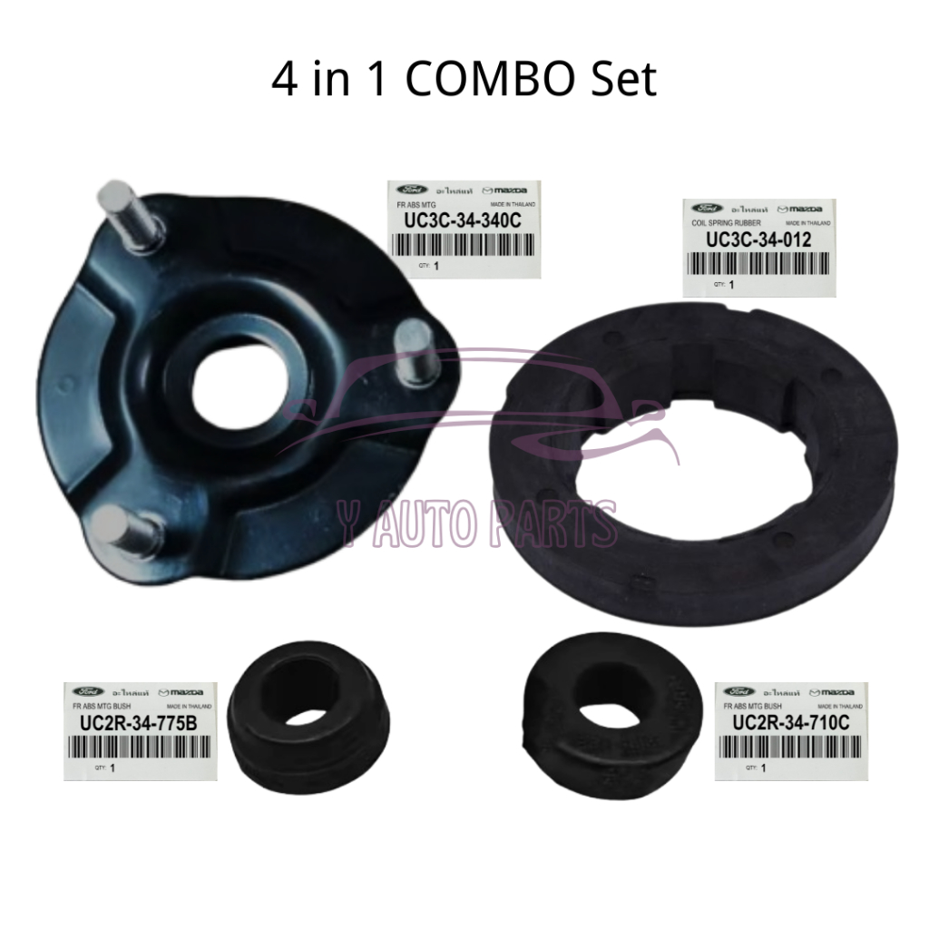 [4 IN 1 SET] Ford Thailand Front Absorber Mounting / ABS MTG Bush ...