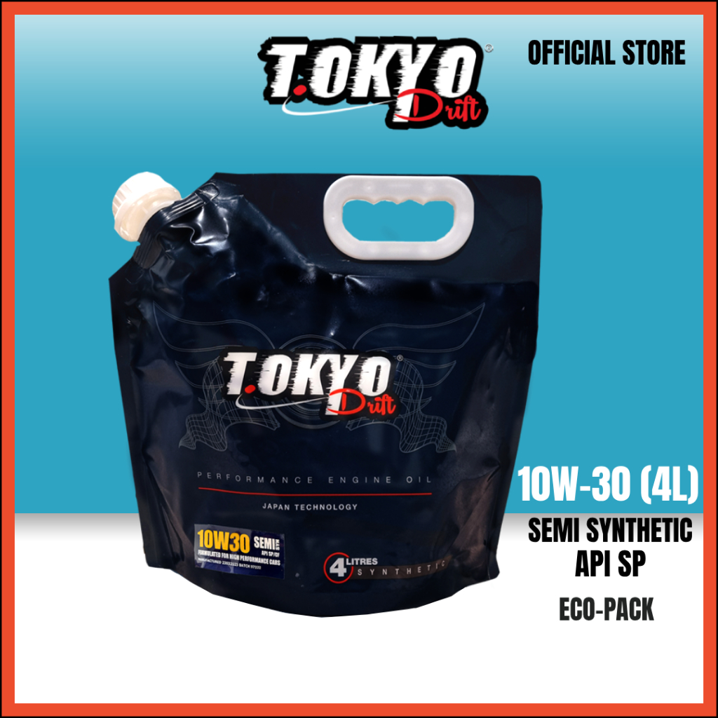 Tokyo Drift 10W30 Engine Oil Semi Synthetic API SP with Shenzo Japan ...