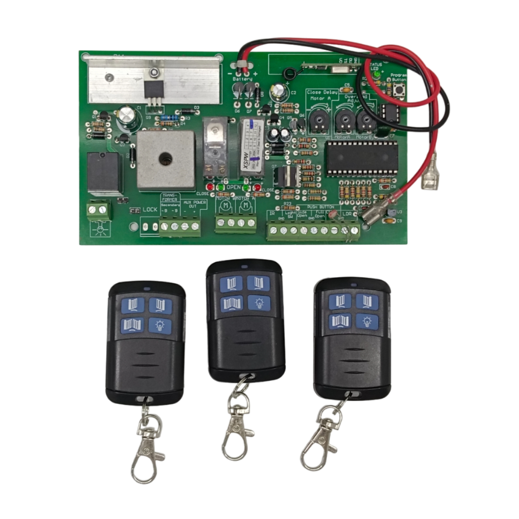 D11 Control Panel Auto Gate Control Panel Set with Built-in Receiver ...