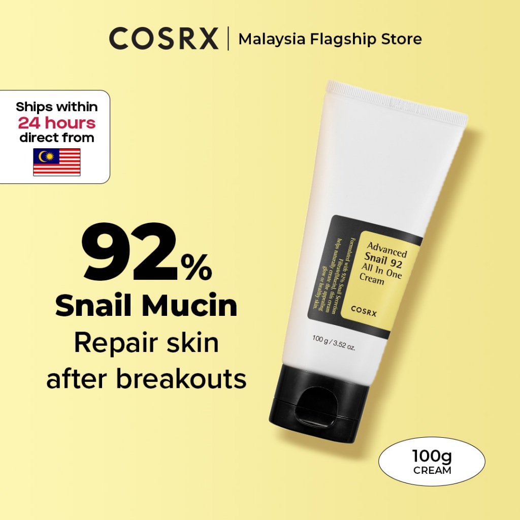 COSRX Advanced Snail 92 All in One Cream 100ml | Shopee Malaysia