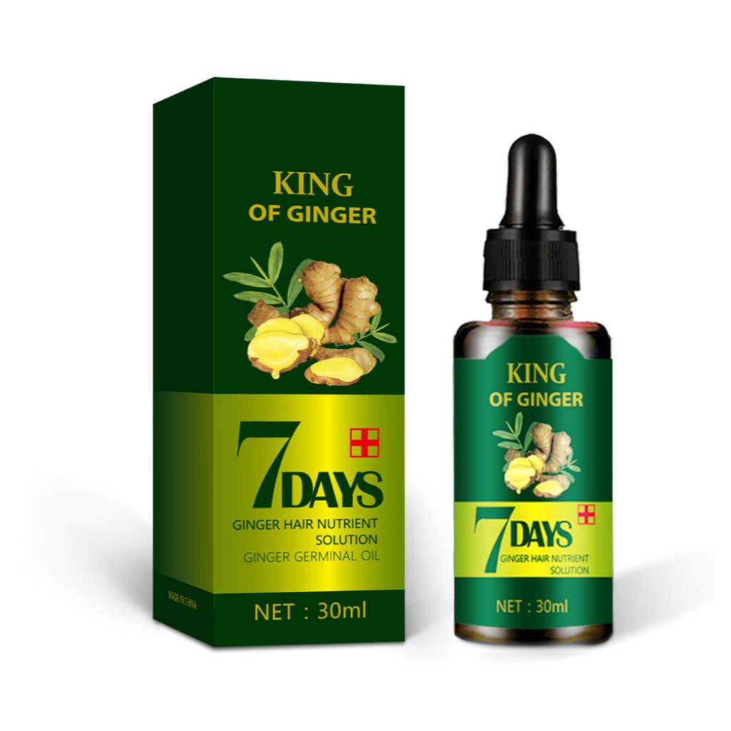 (30ML) Treatment Ginger Loss Growth Oil Thicker Healthier Hair Care ...