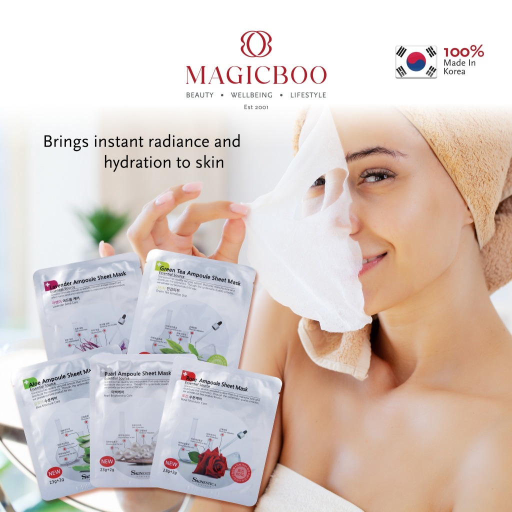 Magicboo Skinestica Ampoule Sheet Mask Series [Buy 10 at RM23] | Shopee ...