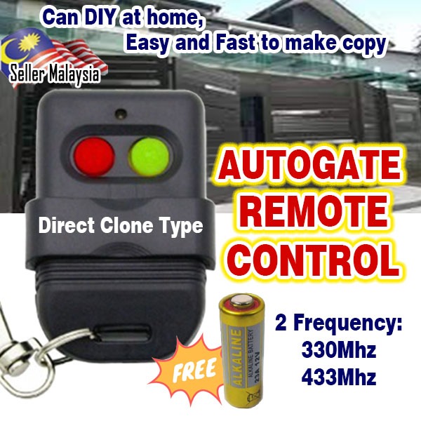 [Direct Self Copy] 330/433mhz Autogate Remote Control Auto Gate Remote ...