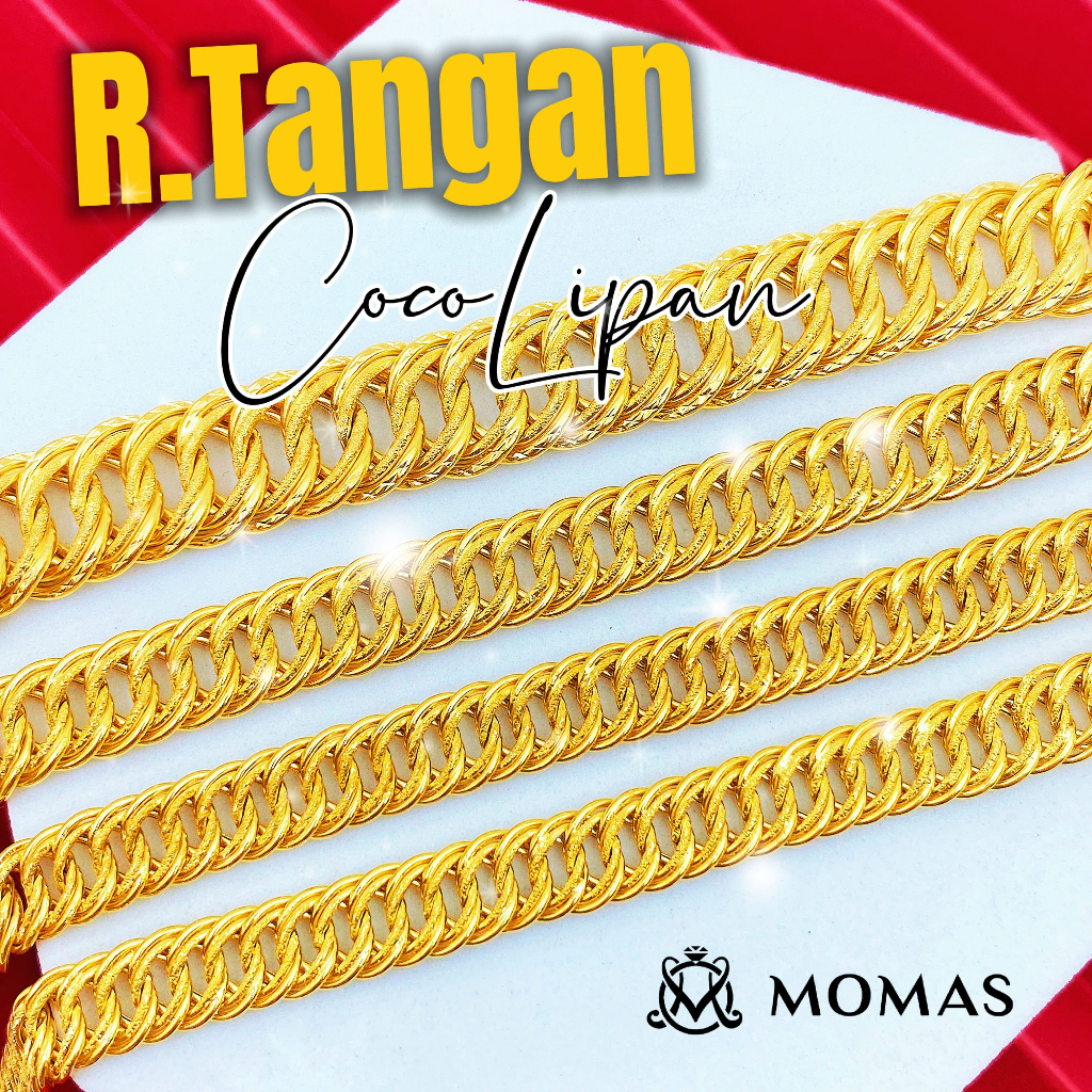 Rantai Tangan Coco LIpan Emas 916 Tulen Rantai Tangan Coco Emas 916 Rantai Tangan Emas 916 Tulen ...