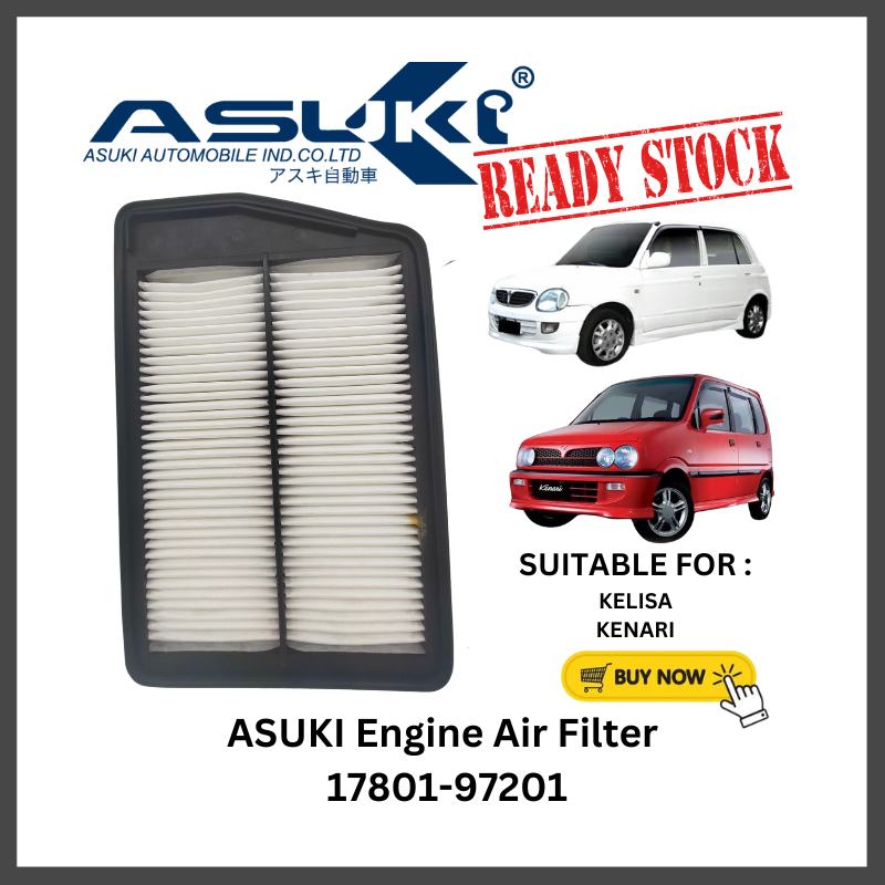 ASUKI Engine Air Filter Perodua Kelisa Kenari Daihatsu YRV Sirion Move ...