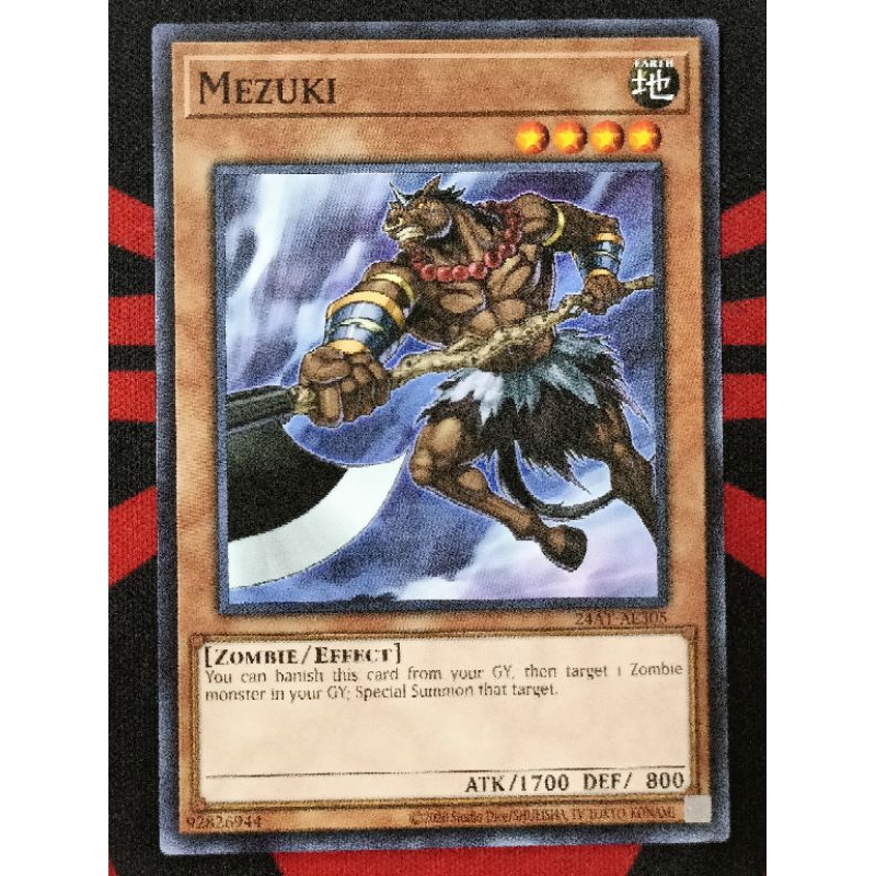 YUGIOH KONAMI 24AT-AE305 Mezuki (Common) | Shopee Malaysia