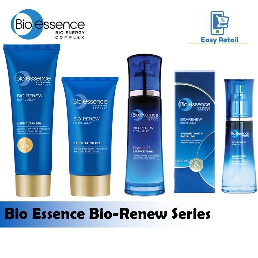 Bio-Essence Bio Renew Series ( Deep Cleanser / Exfoliating Gel / Facial ...