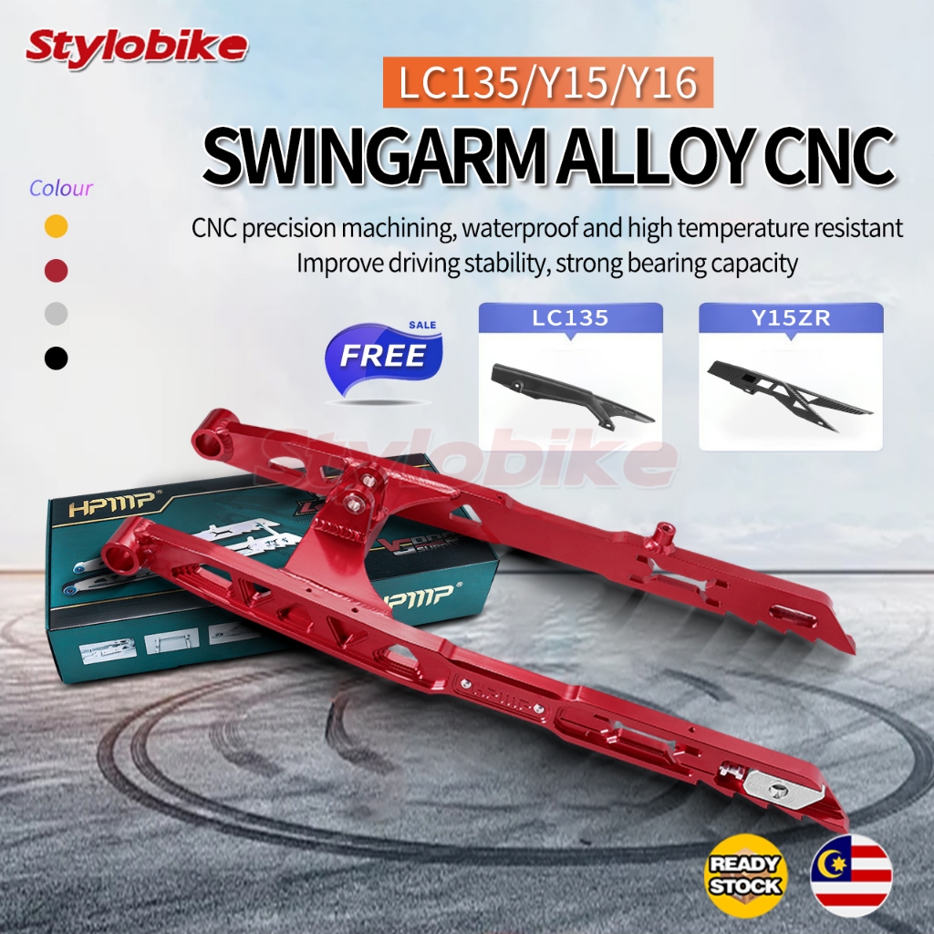 Yamaha LC135 Y15 Y16 Swing Arm +2 Inch Forged Standard Cutting Siap Arm ...