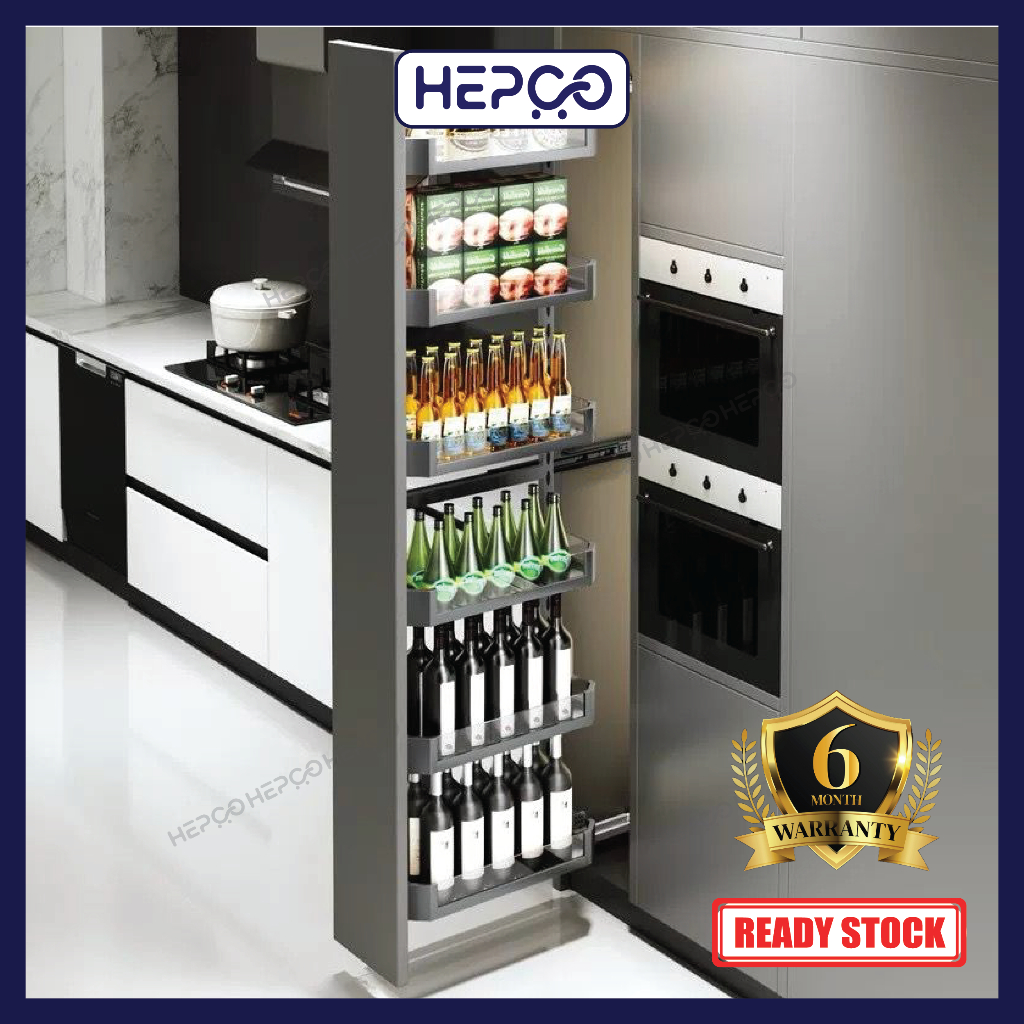 Side Pull Out Tall Rack Multilayer Seasoning High Cabinet Deep Side ...