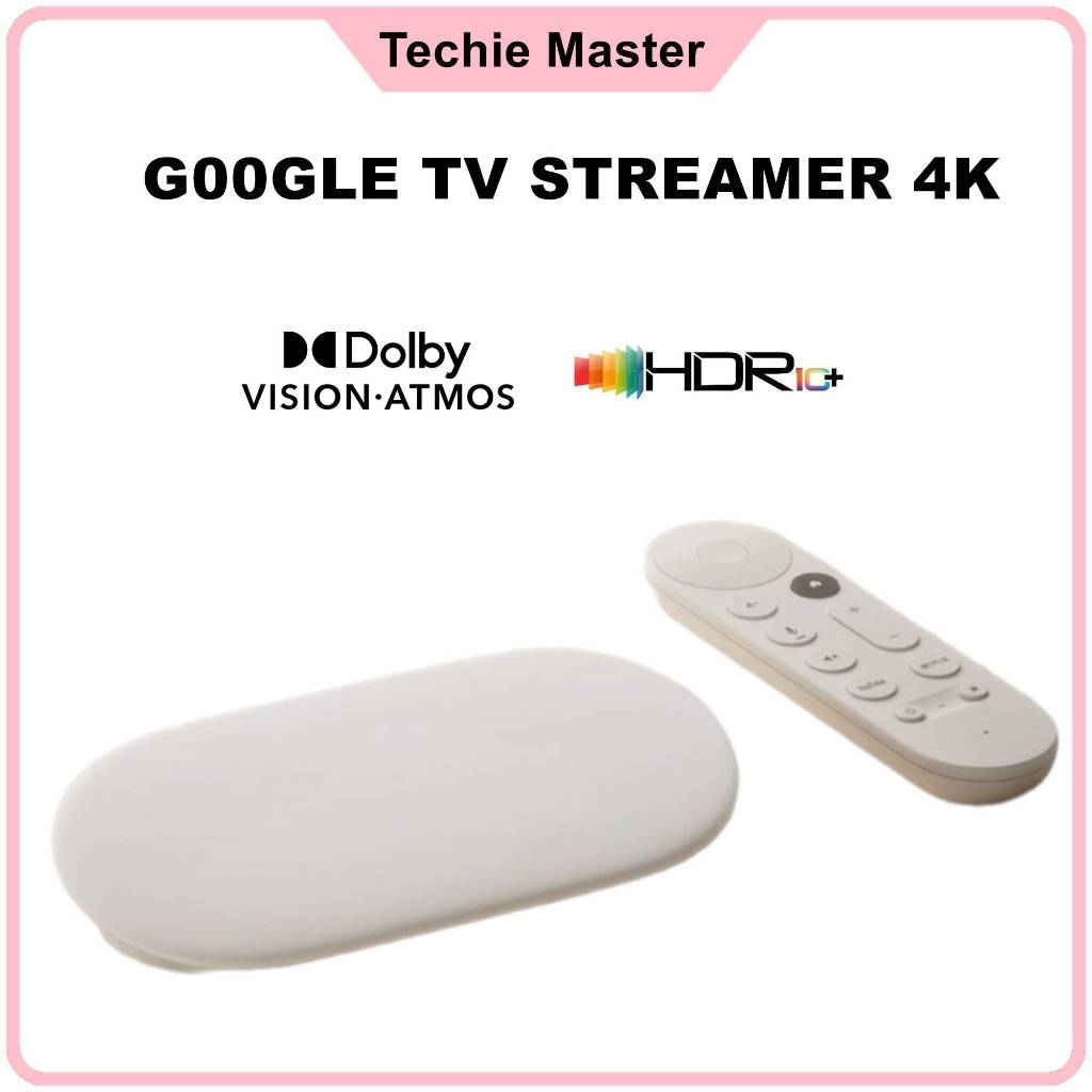 GOOGLE TV Streamer 4K | Sokongan Cast Chromecast | Peranti Cast Mudah ...