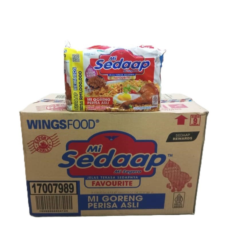 (KARTON) Mi Sedaap Mi Goreng Asli 91gx5'sx8pack/carton | Shopee Malaysia