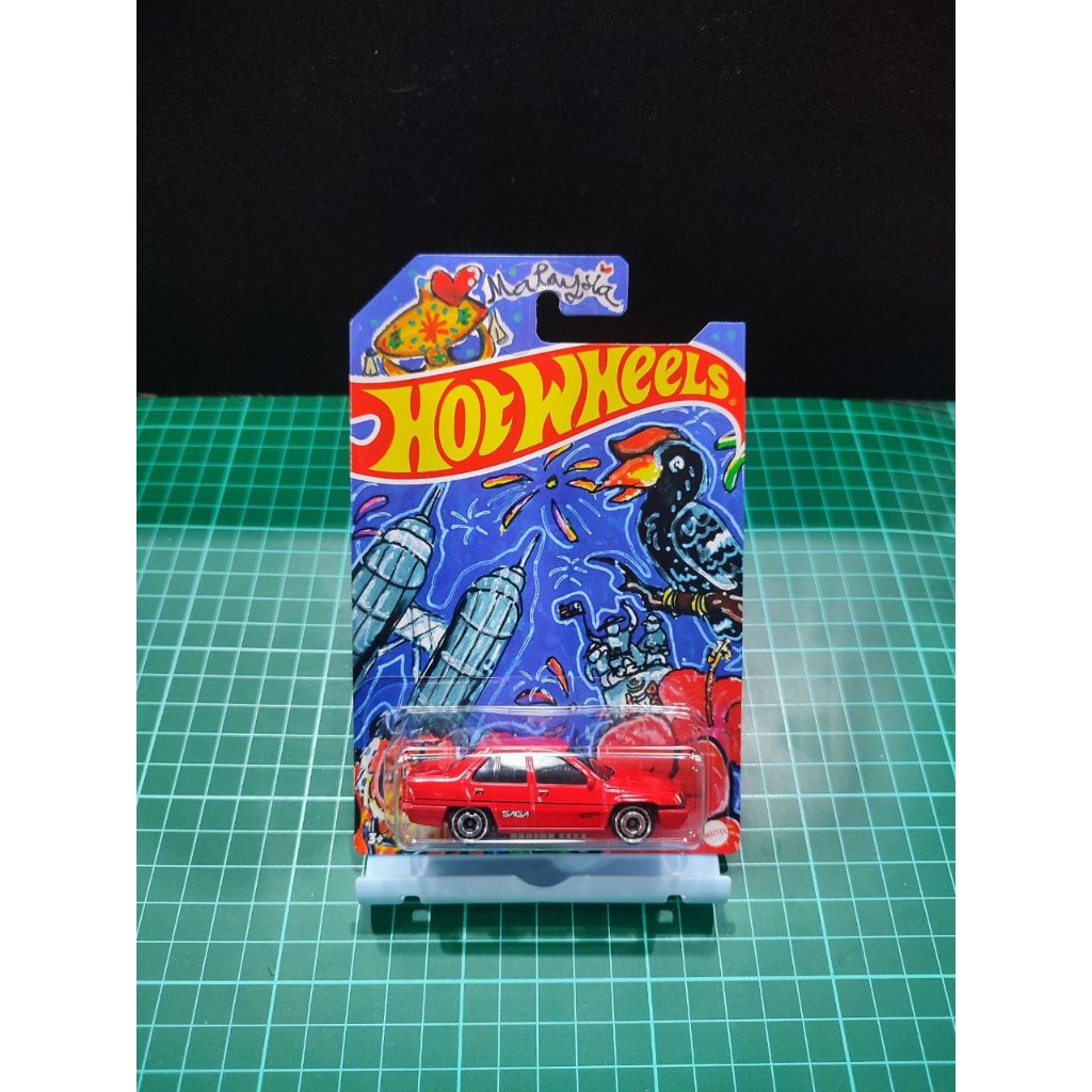 Hot Wheels PROTON SAGA (Saga Burung) - Original Mattel diecast car 1:64 ...