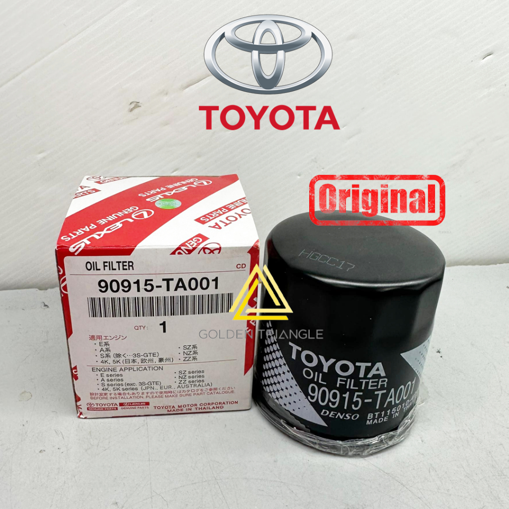 ORIGINAL TOYOTA OIL FILTER 90915-TA001 - Camry / Altis / Wish / Avanza ...