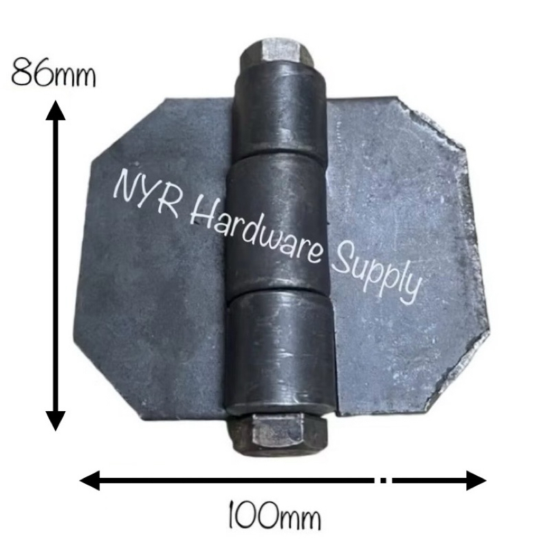 Lorry Welding Hinges 4”x6mm Thickness Heavy Duty / Ensel Pintu Lori 6mm ...