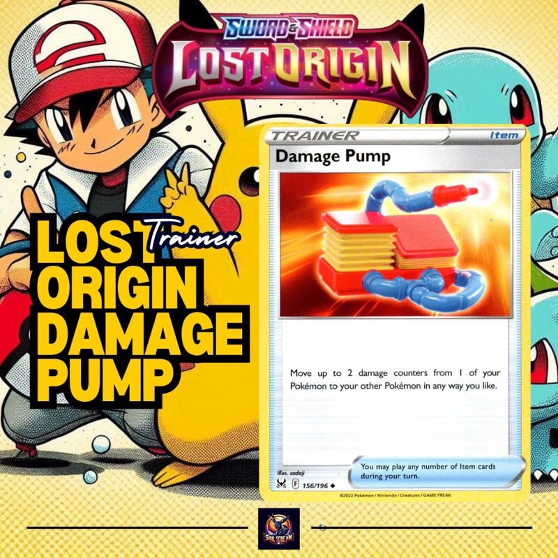 Pokemon TCG Damage Pump Lost Origin | Shopee Malaysia