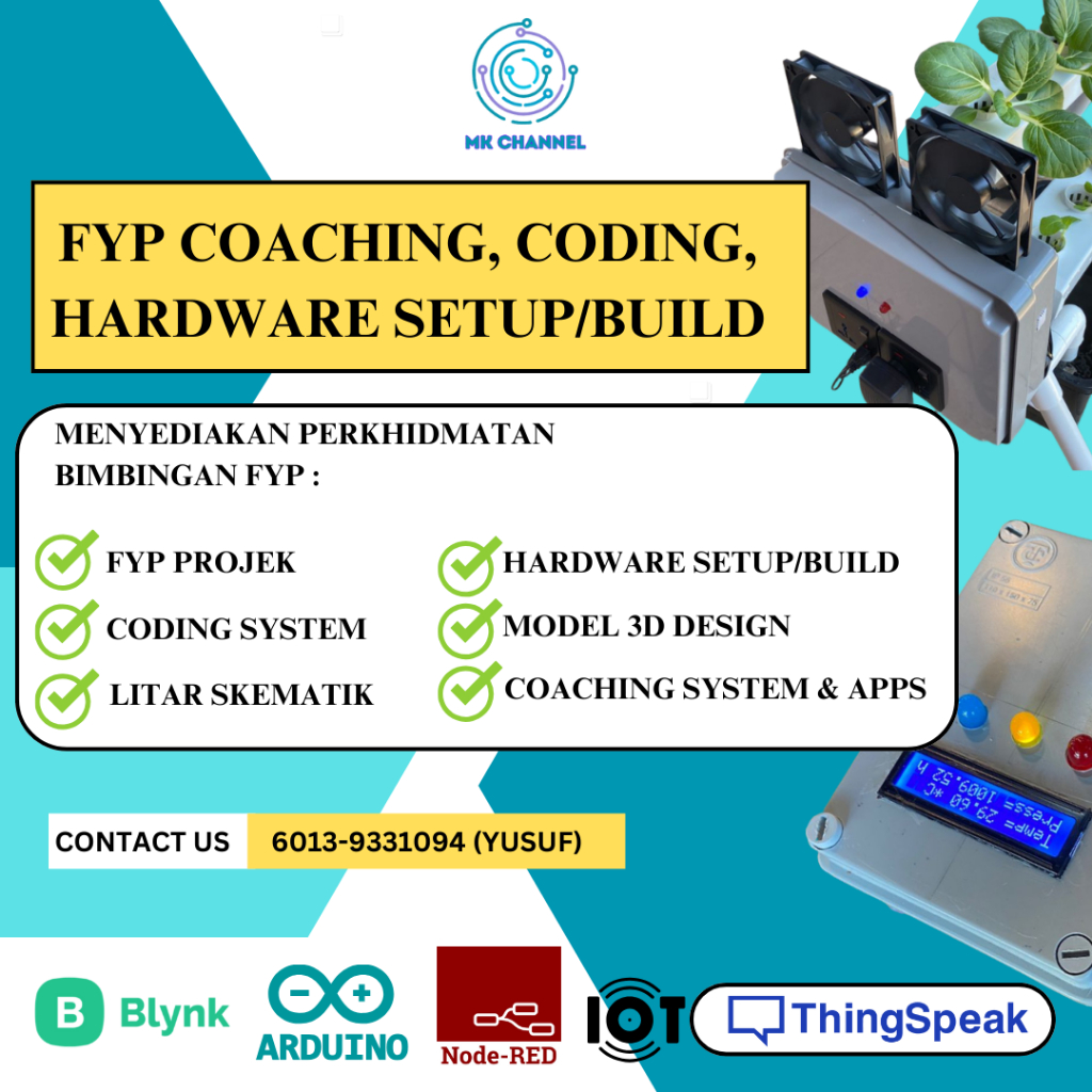 🔥projek Fyp Arduino And Iot Coding And Hardware Setup Fyp Projek Akhir🔥 2462