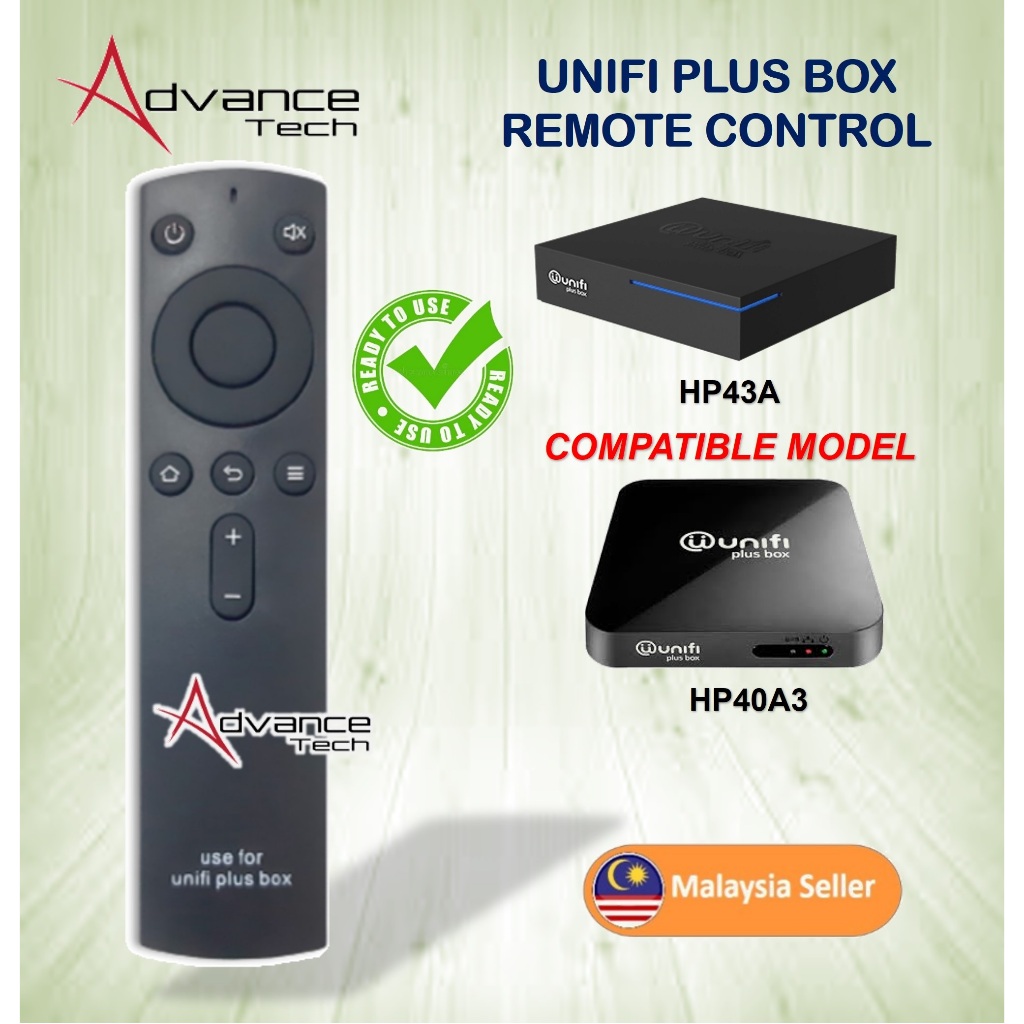 Unifi TM HyppTV Box Remote Control / Unifi Plus Box Compatible Remote ...