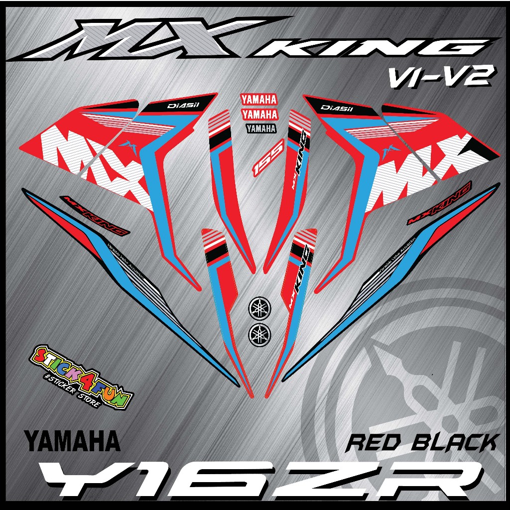 STRIPE MOTOR YAMAHA Y16/Y16ZR V1-V2 JUPITER MX (JMX) IND CUSTOM STRIPE ...
