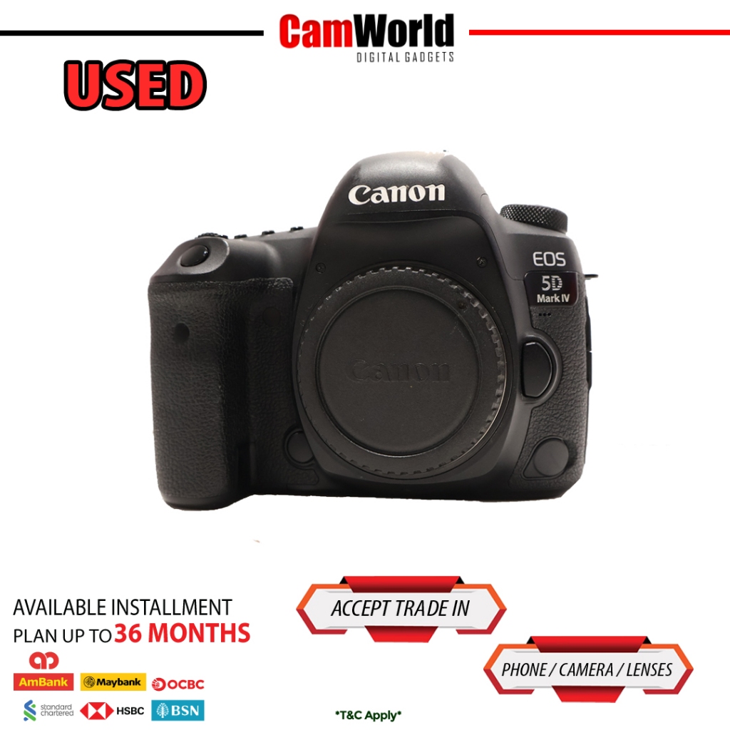 Canon EOS 5D Mark iv / 5D mk4 / 5D Mark 4 Body ( USED ) | Shopee Malaysia