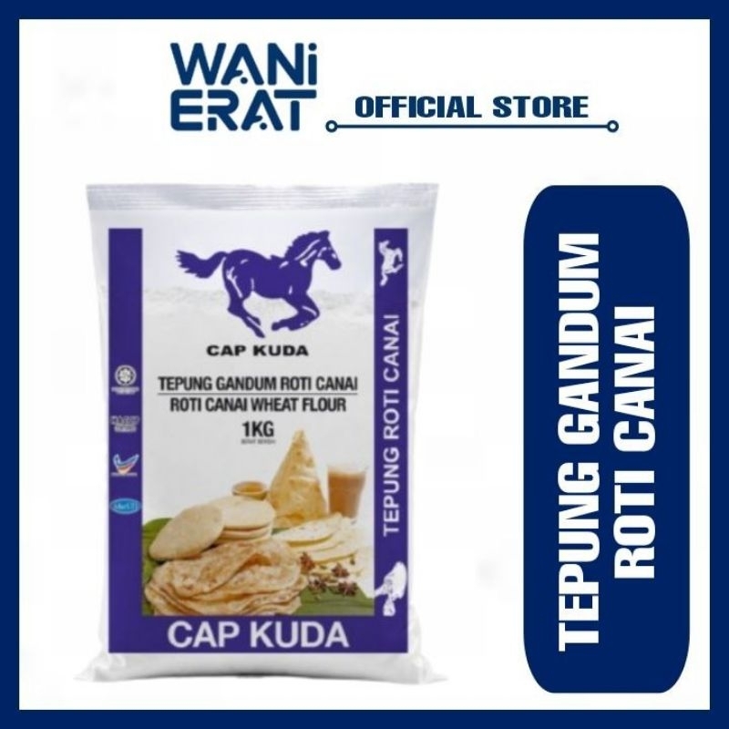CAP KUDA TEPUNG ROTI CANAI 1KG | ROTI CANAI WHEAT FLOUR | 烹饪面粉 |ROTI ...