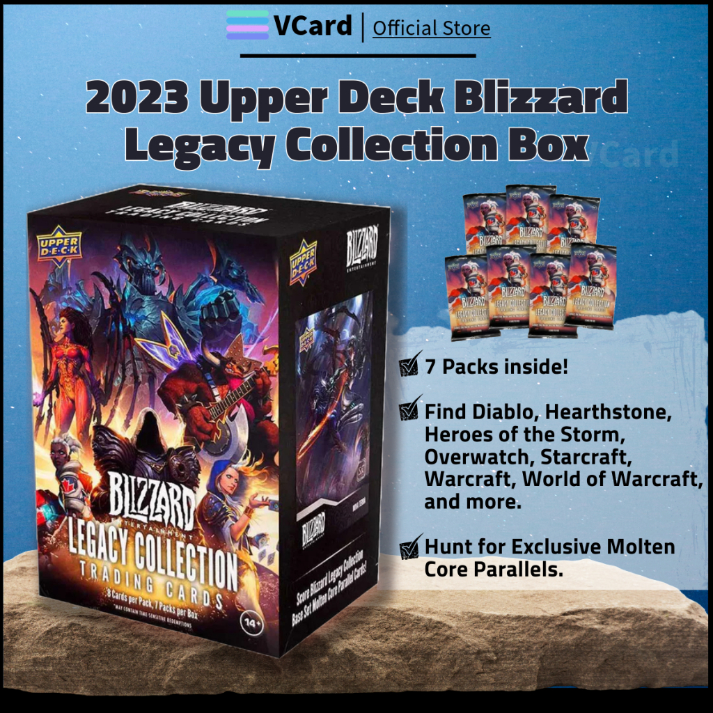 [VCARD] 2023 Upper Deck Blizzard Legacy Collection Box [100% Original ...
