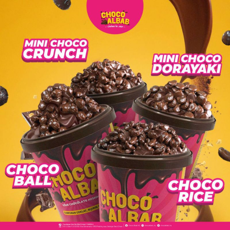 Ready Stock! Choco Albab Tub Pink (Choco Ball/Choco Rice/Choco Crunch ...