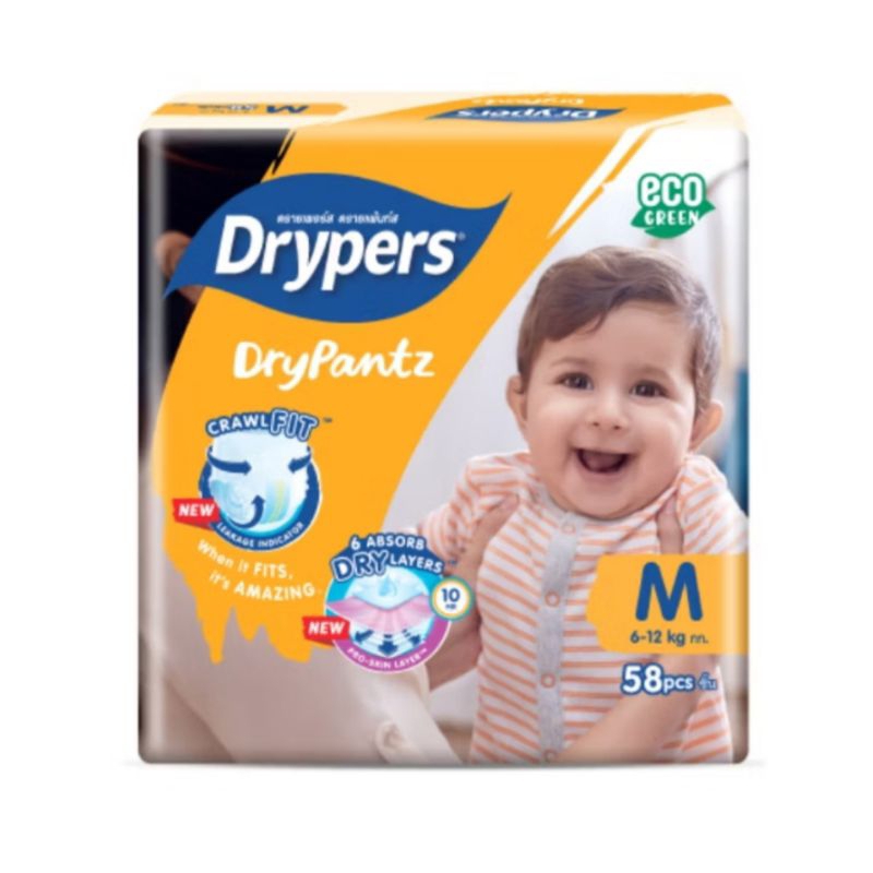 Pampers Drypers DryPantz (M/58Pcs) (XL/42Pcs) | Shopee Malaysia