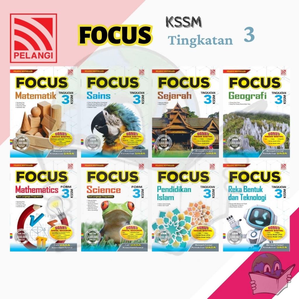 Focus KSSM (DLP) 2023 Tingkatan 3 - Mate/Sains/Sejarah/Geografi/Islam ...