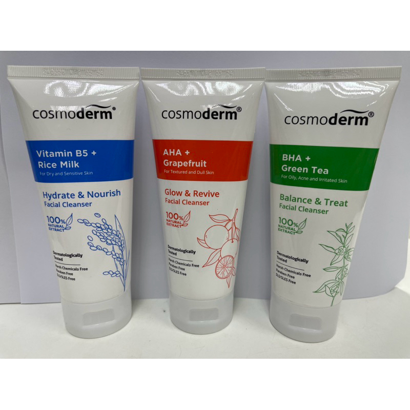 Cosmoderm Facial Cleanser (100ml) | Shopee Malaysia