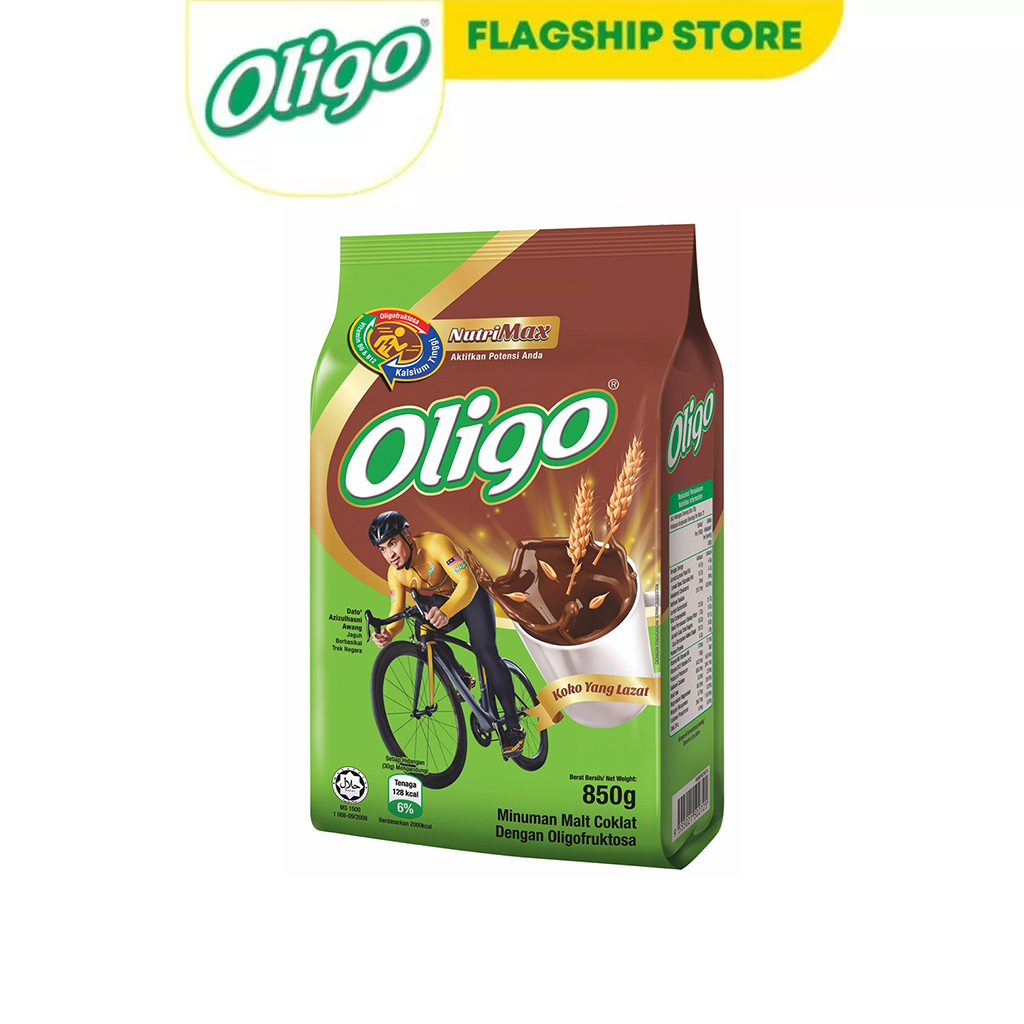 Oligo Chocolate Malt Drink Hi-Calcium With Oligofructose Refill Pack ...