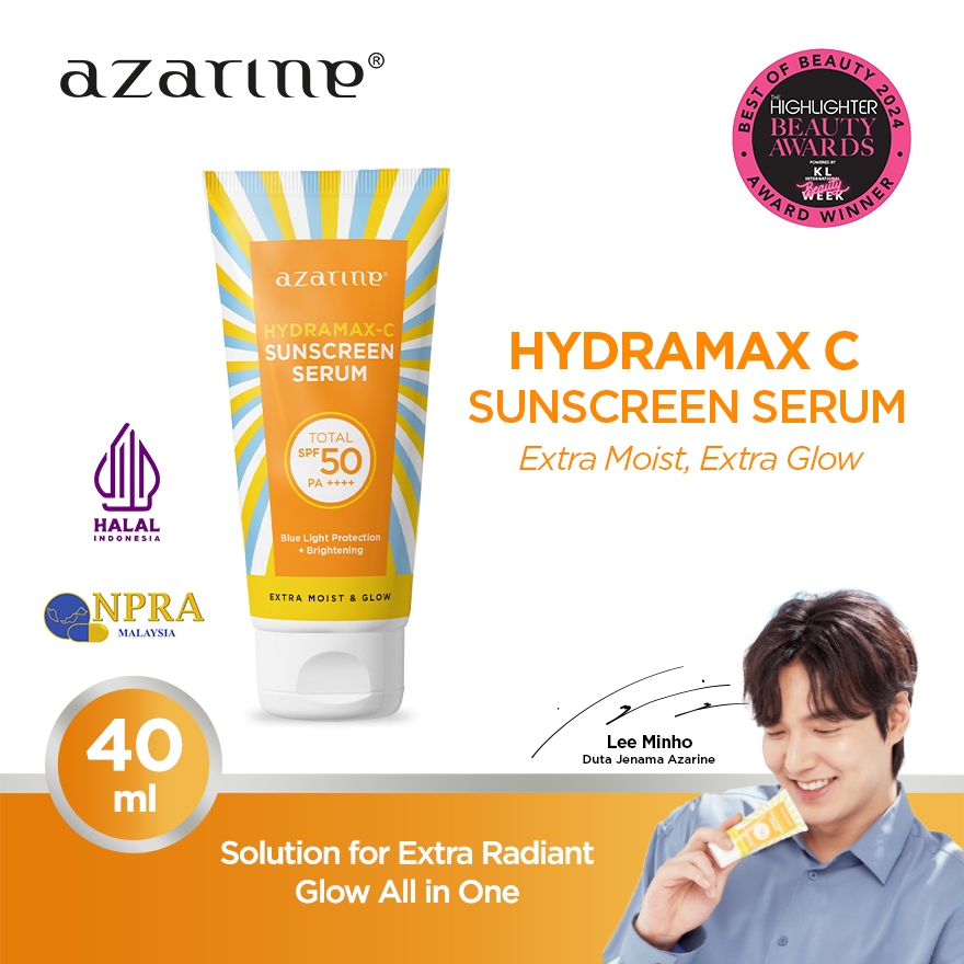 Azarine HydraMax-C Sunscreen Serum SPF50 40 ml | Shopee Malaysia
