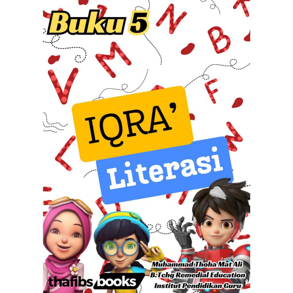 Buku 5 (Iqra' Literasi)| Diftong dan Digraf | Bahasa Melayu | Buku ...