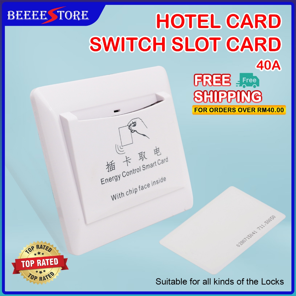 HOTEL CARD SWITCH SLOT CARD ENERGY SAVING SWITCH | Shopee Malaysia